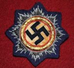 Luftwaffe Deutsches Kreuz Cloth German Cross in Gold #159 - Warpath
