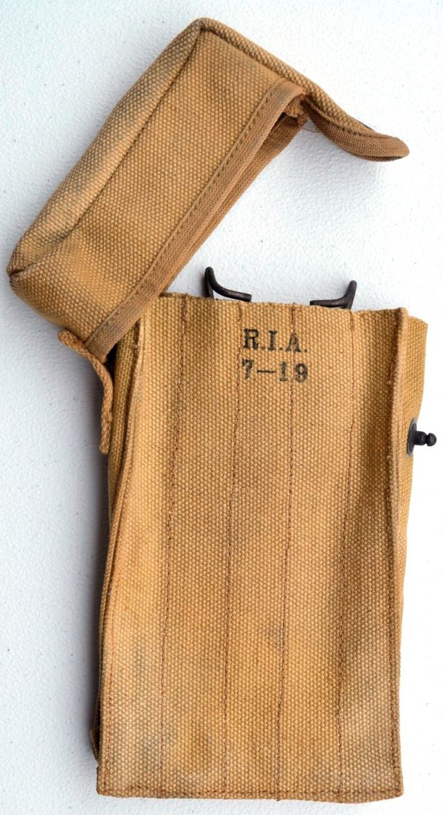 WW1 US Mark 1 Springfield Pedersen Device 5-cell Magazine Pouch #471 ...