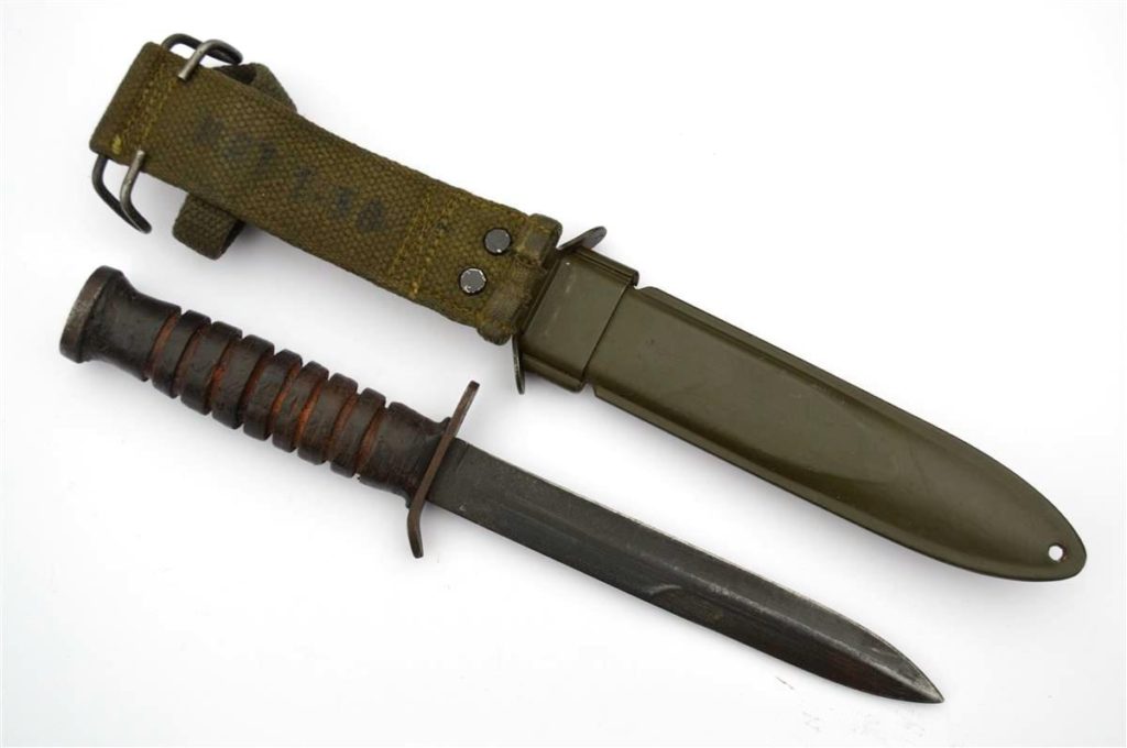 WWII CASE US M3 Fighting Knife Guard Stamped - Warpath