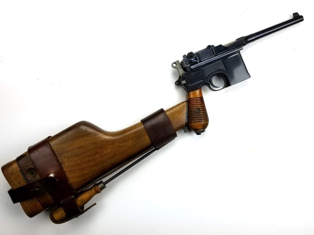 German Mauser Model 1930 Pistol and Stock Holster Set - Warpath