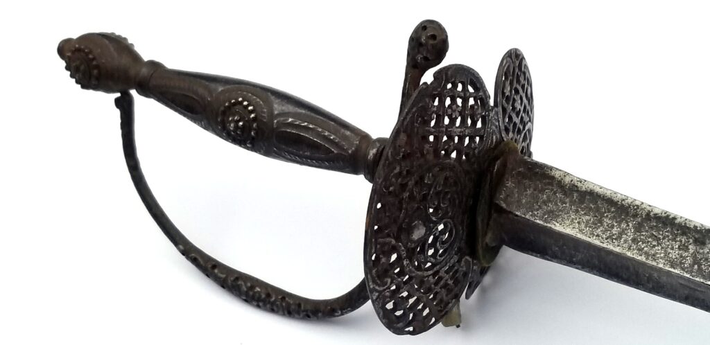 Early 18th Century Chiseled Steel Hilt Gentleman's Small Sword - Warpath