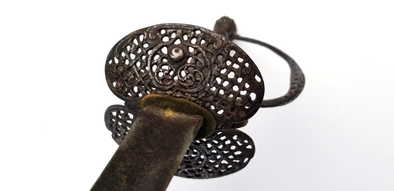 Early 18th Century Chiseled Steel Hilt Gentleman's Small Sword - Warpath