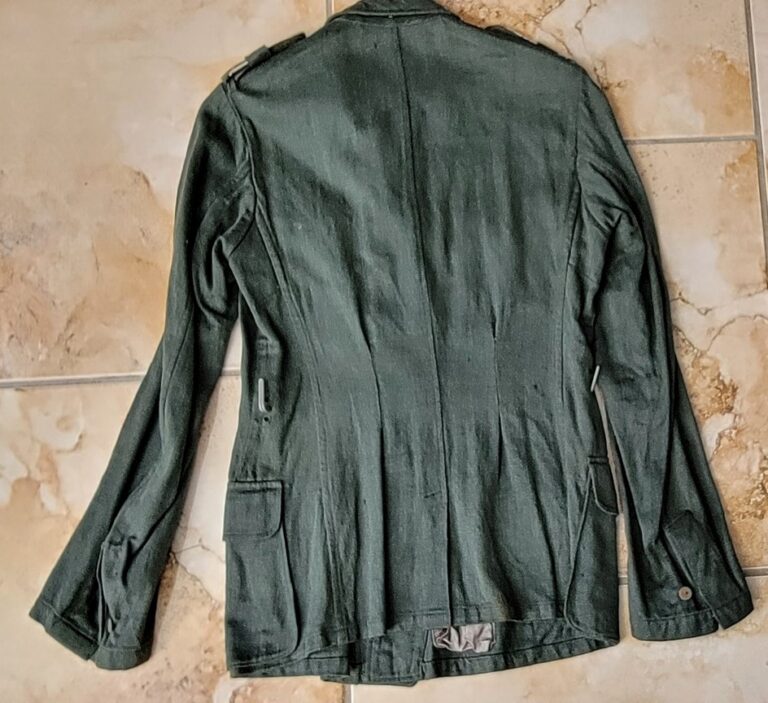 WWII German Army Green HBT Combat Tunic - Warpath
