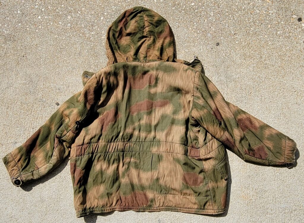 WWII German Army Non-reversible Sumpftarn 43 Camouflage Winter Parka ...