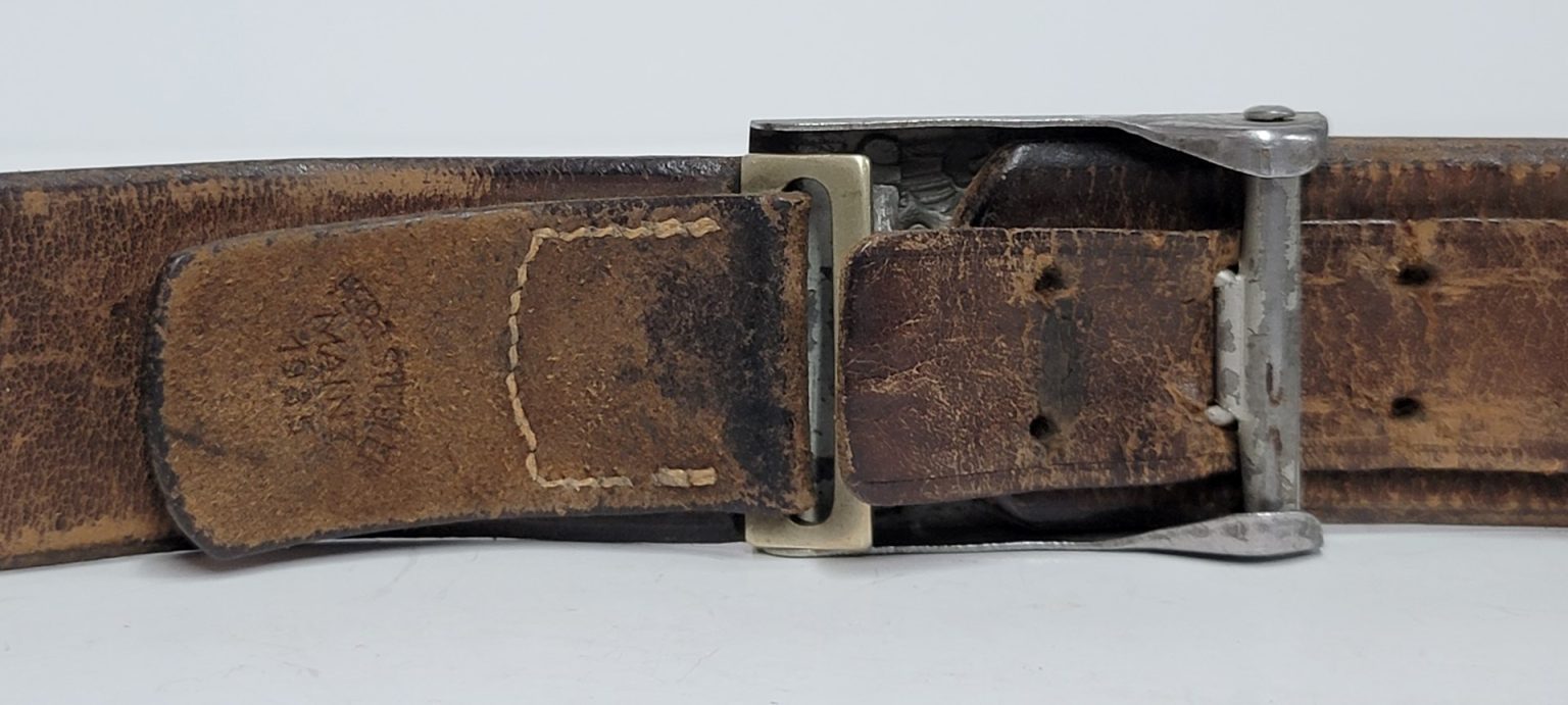WWII German SS Buckle & 1935 Belt Set - Warpath