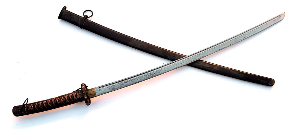 WWII Japanese Army Type 95 NCO Sword with a Copper handle - Warpath