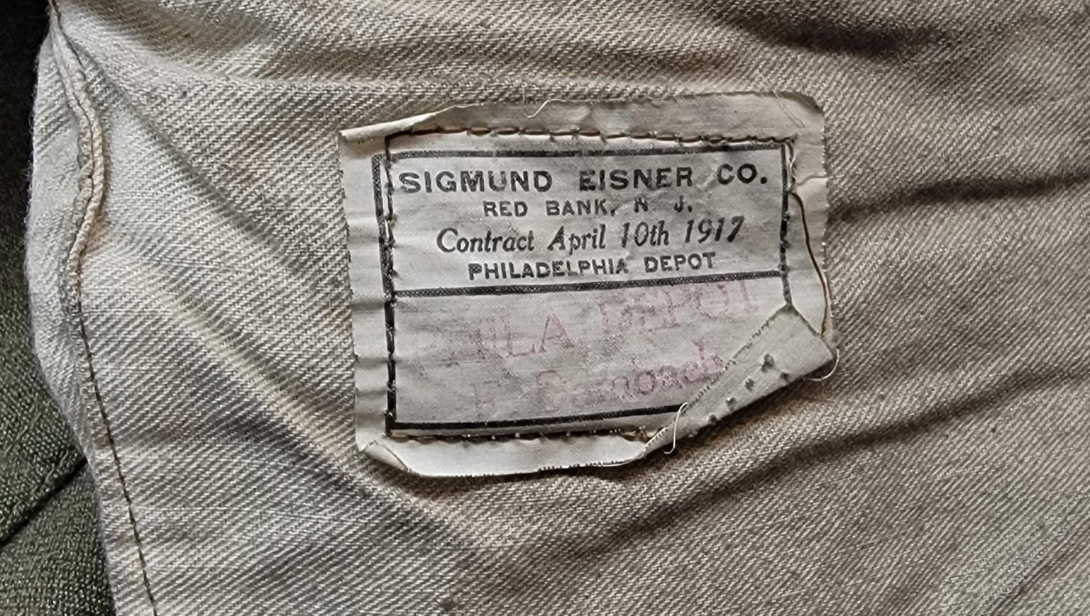 WW1 US 89th Infantry Division Enlisted Man's Artillery Uniform Set ...