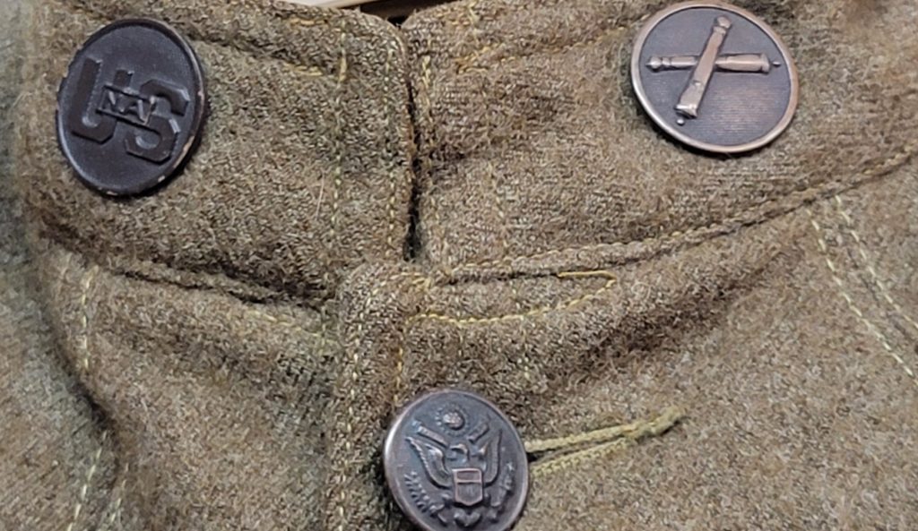 WW1 US 89th Infantry Division Enlisted Man's Artillery Uniform Set ...