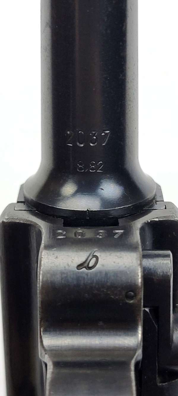 WWII German 1940 42 Code (Mauser) P.08 Luger Pistol with Holster - Warpath