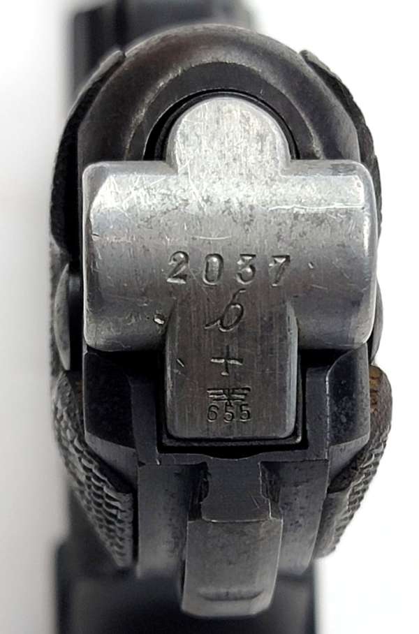 WWII German 1940 42 Code (Mauser) P.08 Luger Pistol with Holster - Warpath