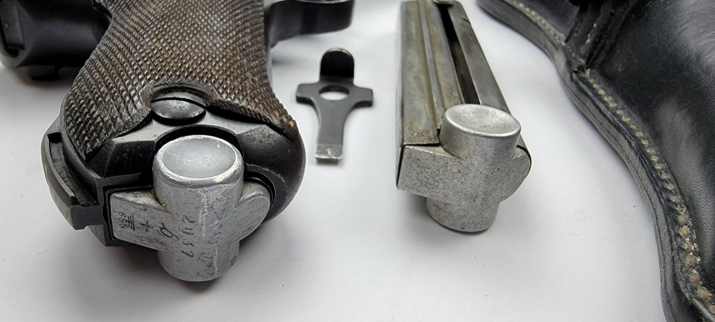 WWII German 1940 42 Code (Mauser) P.08 Luger Pistol with Holster - Warpath