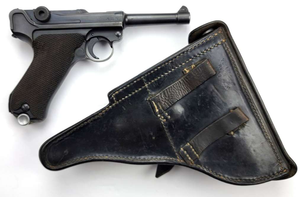 WWII German 1939 42 P.08 9mm Luger Pistol - Warpath