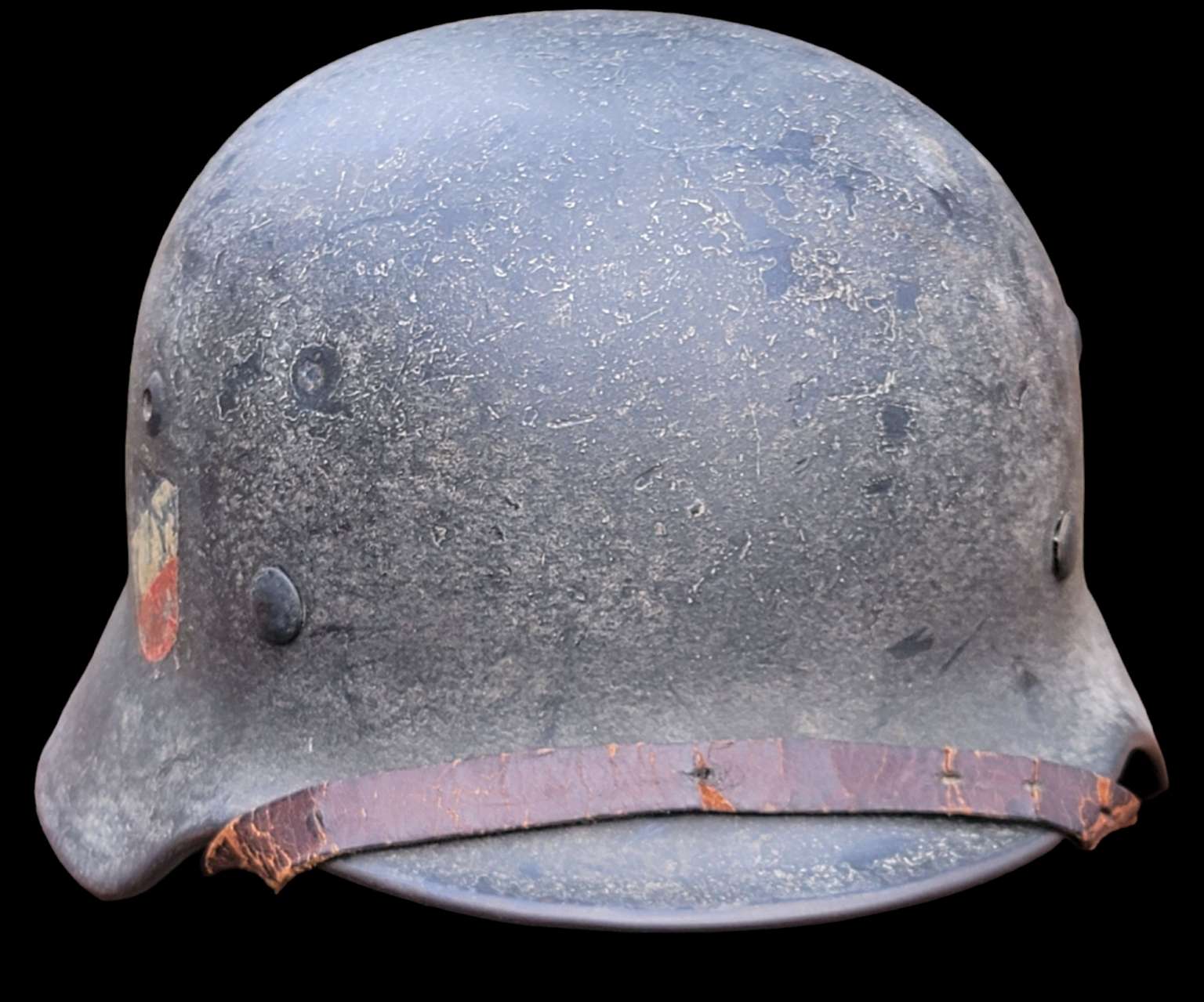 WWII German Luftwaffe M35 DD Snow Camouflage Helmet - Warpath