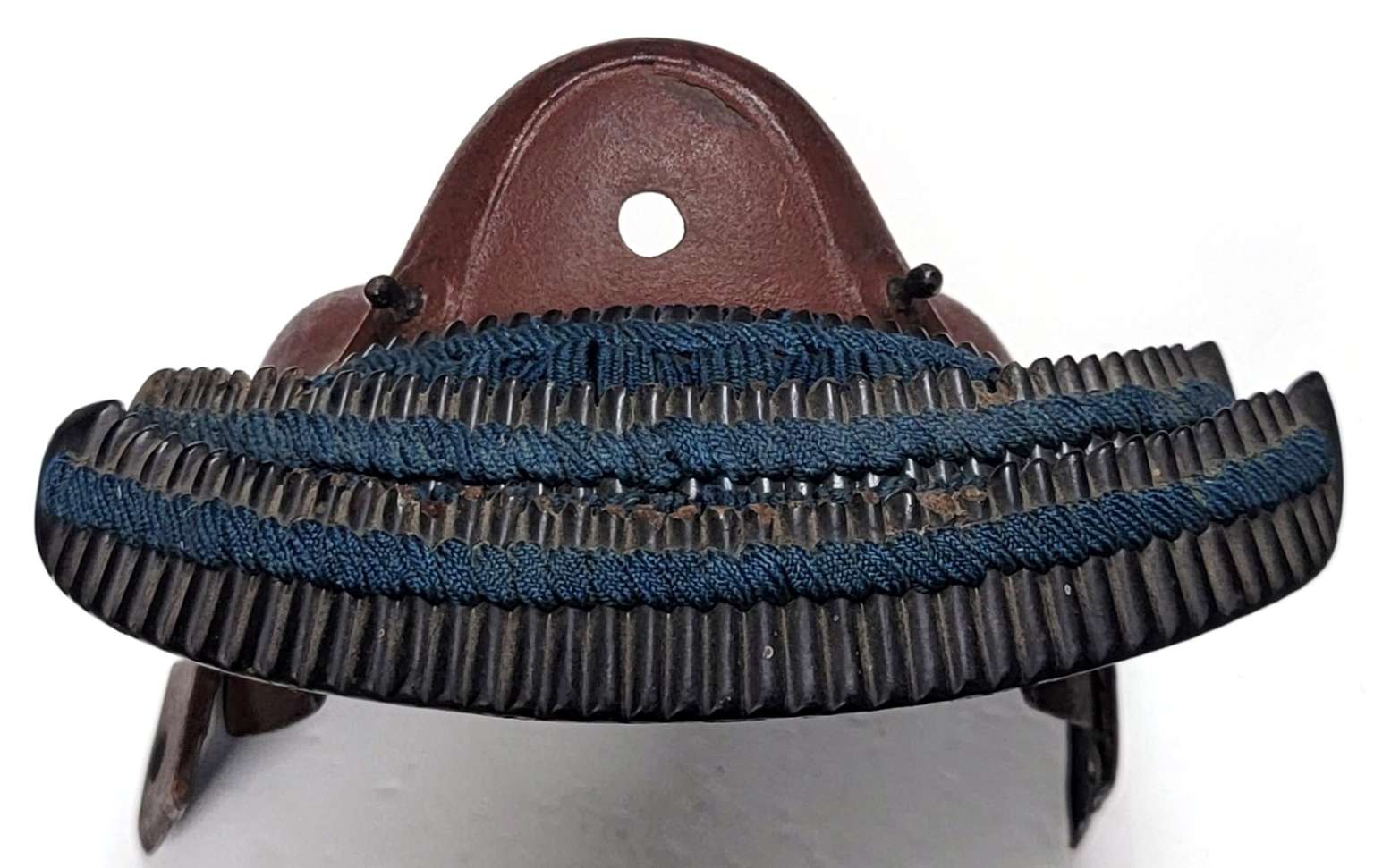 Japanese Samurai Red Lacquered Mempo Face Armor - Warpath
