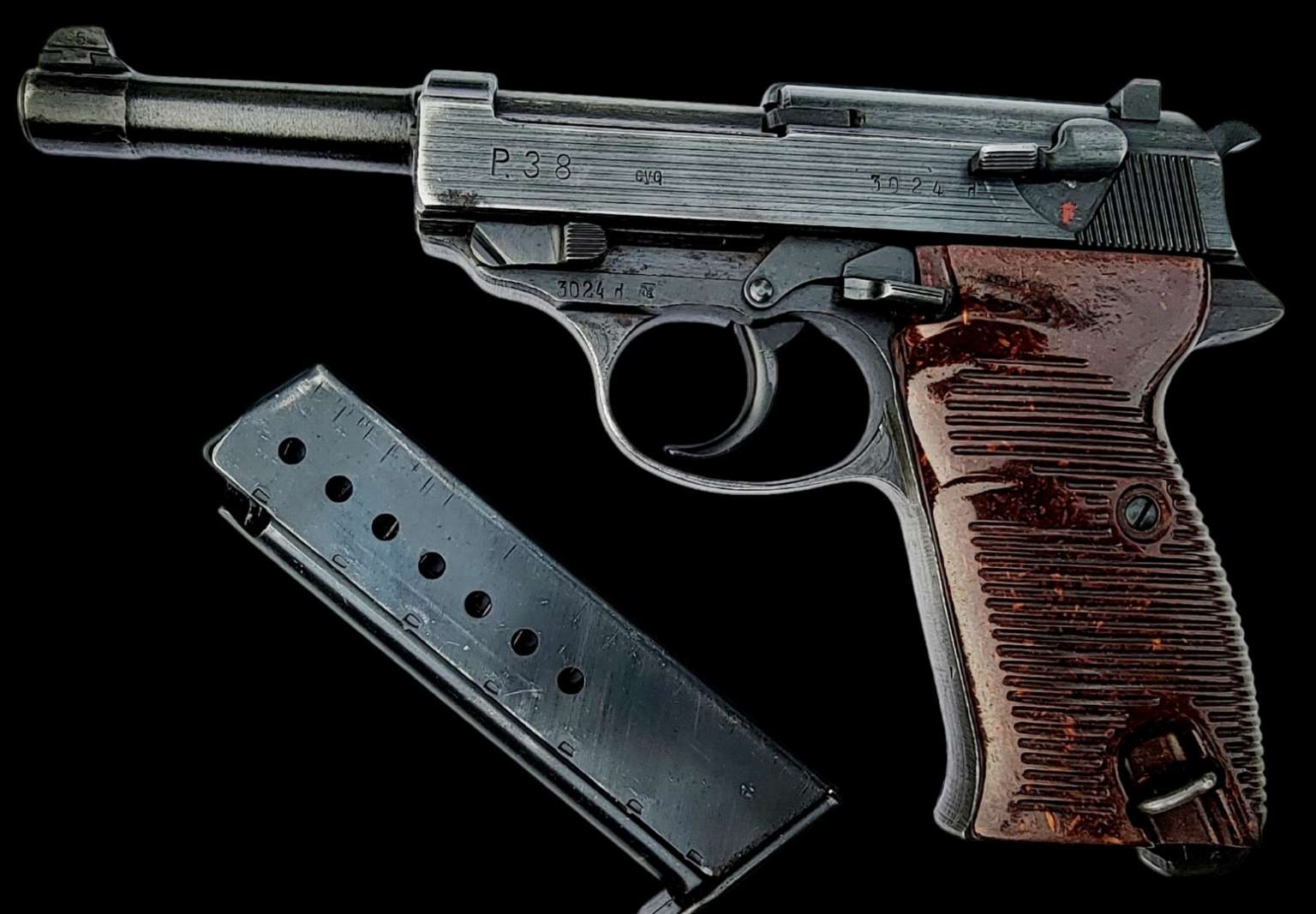 Matching WWII German Spreewerk cyq P.38 9mm Pistol - Warpath