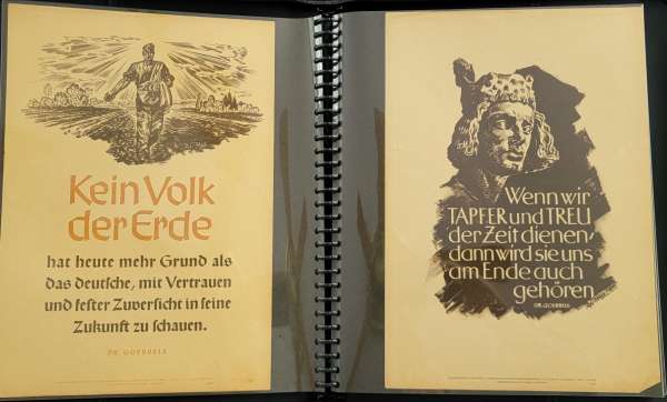 Original WWII German Propaganda Poster Collection Wochenspruch der ...