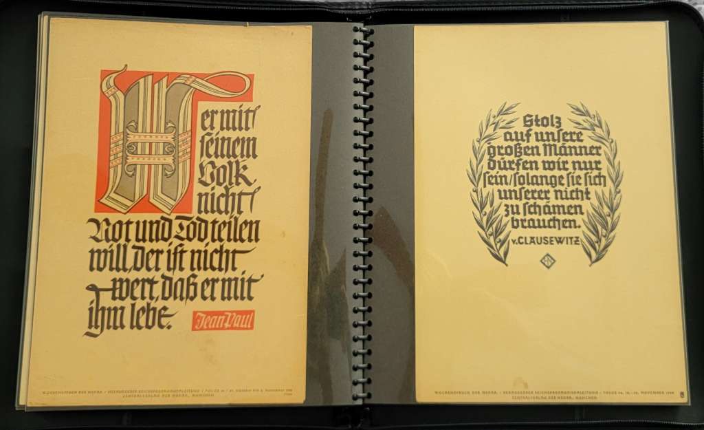 Original WWII German Propaganda Poster Collection Wochenspruch der ...