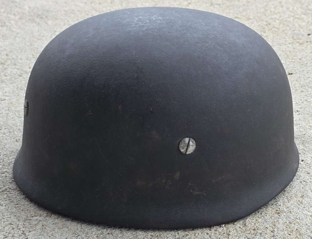 WWII D-Day Normandy Battlefield Souvenir German Fallschirmjäger Helmet ...