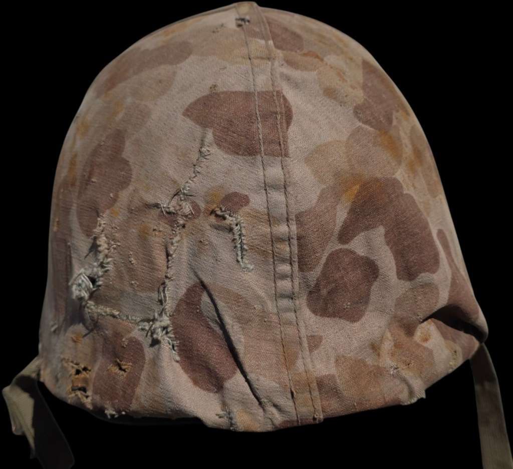 Original U.S. WWII USMC M1 Helmet Complete with Westinghouse Liner and ...