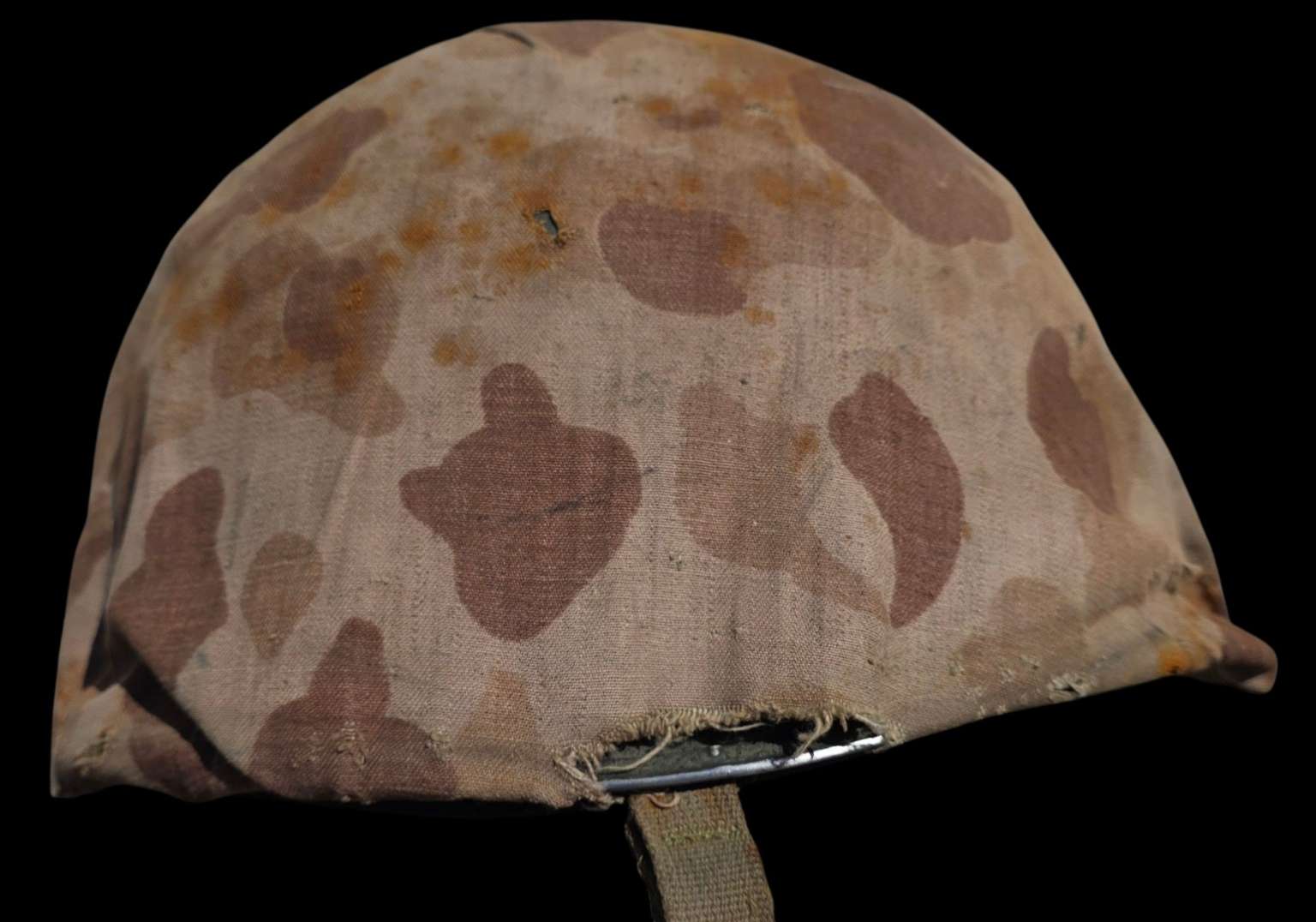 Original U.S. WWII USMC M1 Helmet Complete with Westinghouse Liner and ...