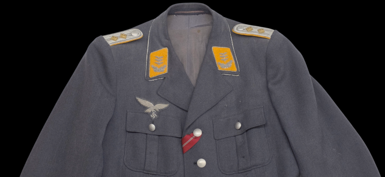 WWII German Luftwaffe Flight Officer's Uniform Set - Warpath